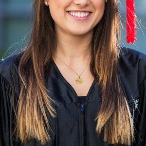 Element Shine | Jewelry | K Solid Gold Class Of 2024 Graduation Diploma ...